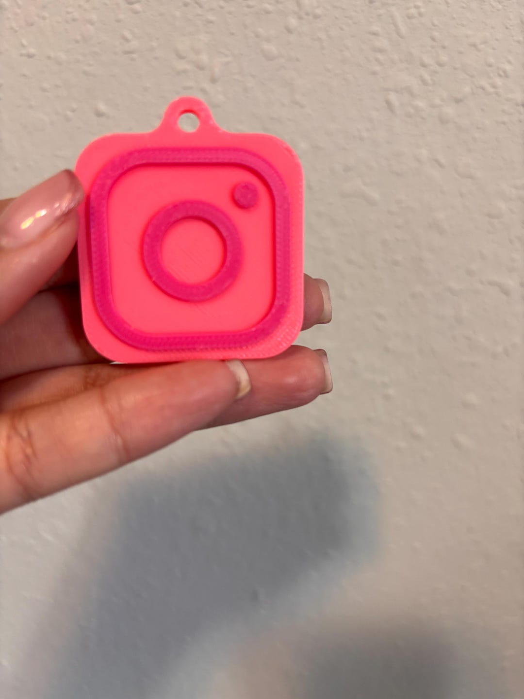 Custom 3D Printed NFC Keychain: Social Media Tag, Small Business ...