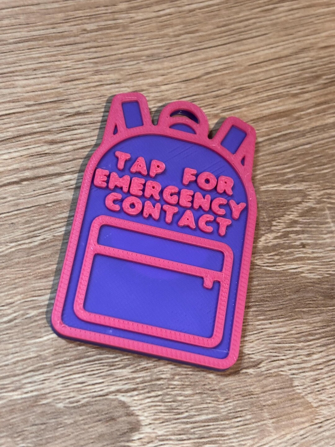 Custom 3D Printed NFC Keychain: Social Media Tag, Small Business ...
