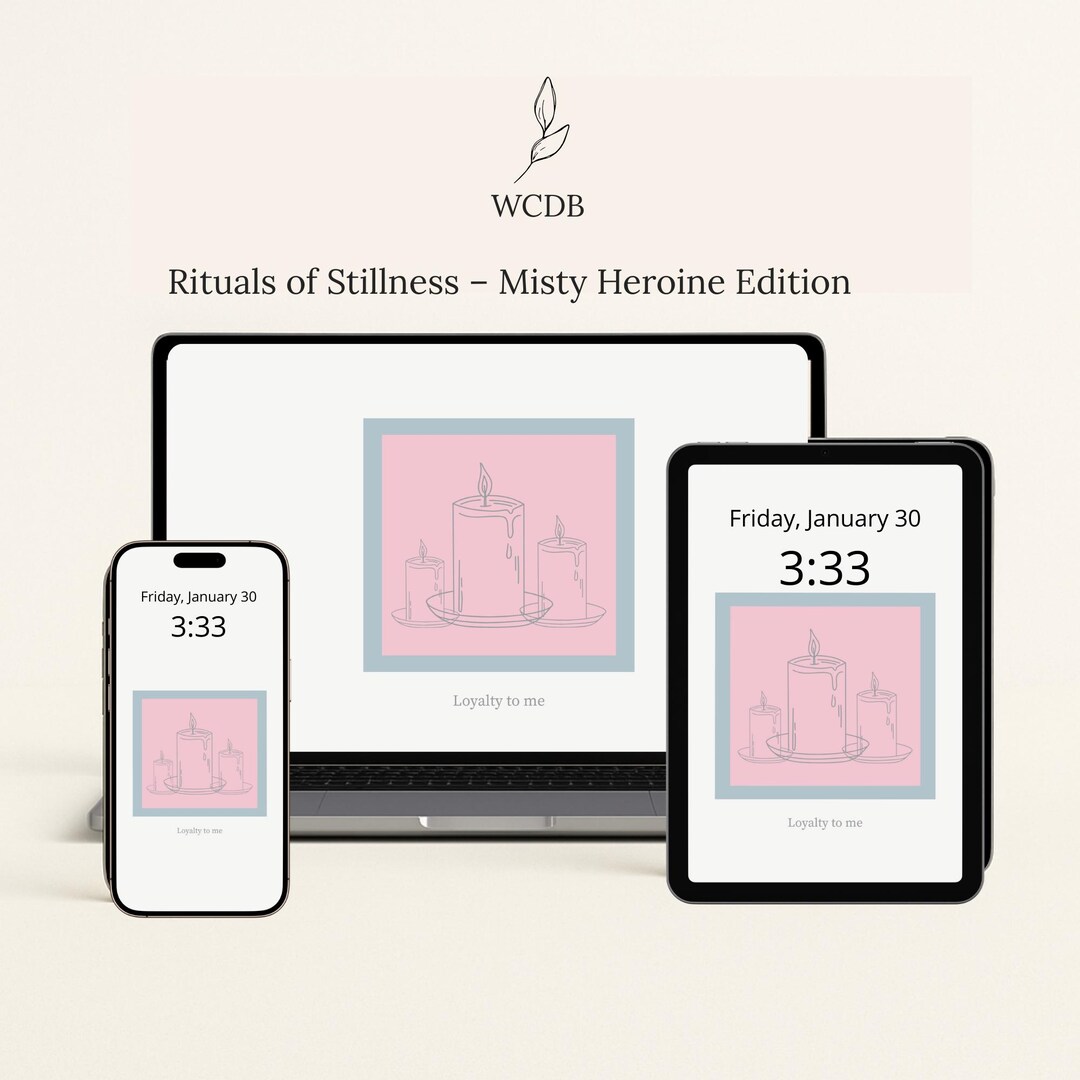 Ritual of Stillness Wallpaper Set – Misty Heroine | Minimal Calm ...