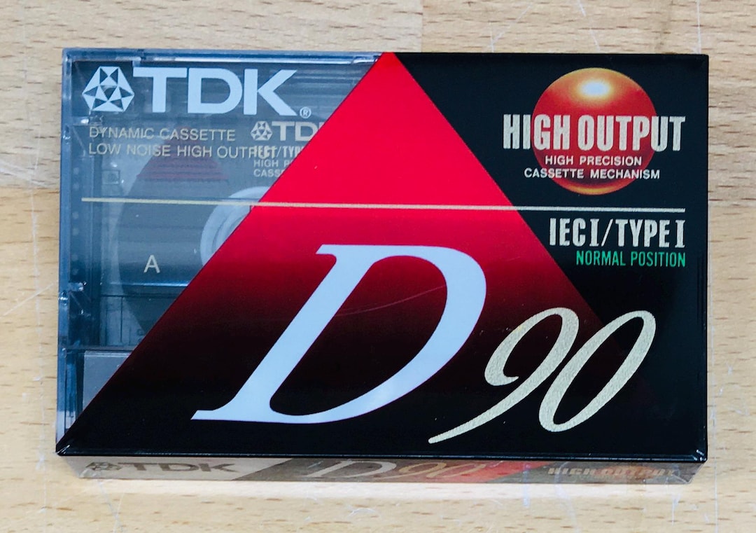 TDK Dynamic Cassette Tapes D90 - Set of 3 - High Output Type 1 ...