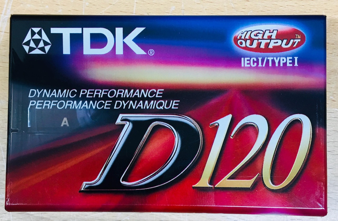 TDK Dynamic Cassette Tapes D120 - Set of 6 - High Output Type 1 ...