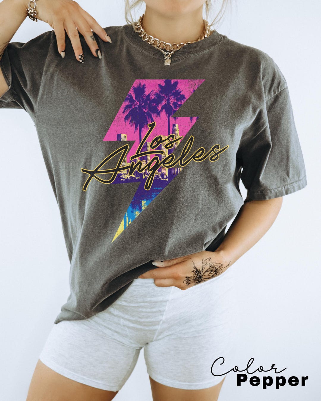 Retro LA Shirt, Los Angeles 90s Aesthetic, LA T-shirt, Vintage Los ...