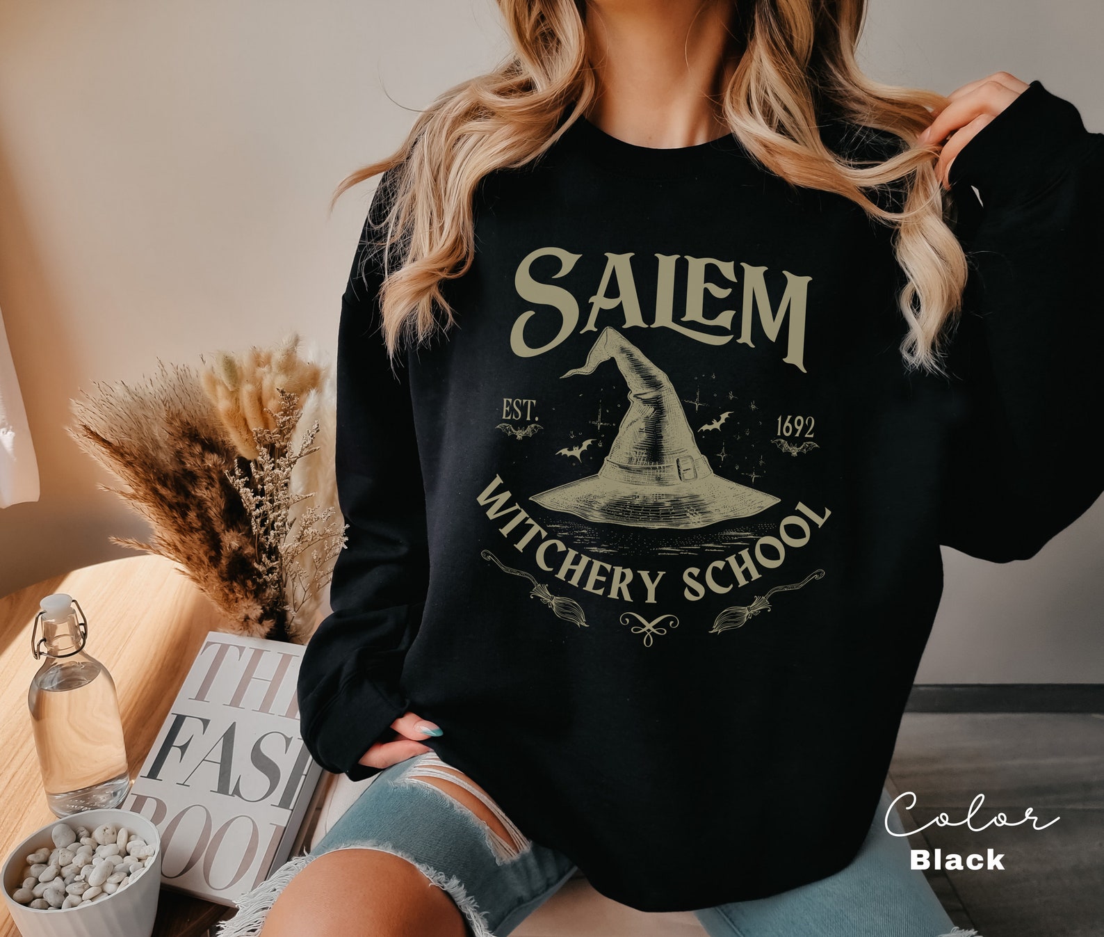 Salem Witch Sweatshirt, Halloween Witch Shirt, 1692 Witch Shirt ...