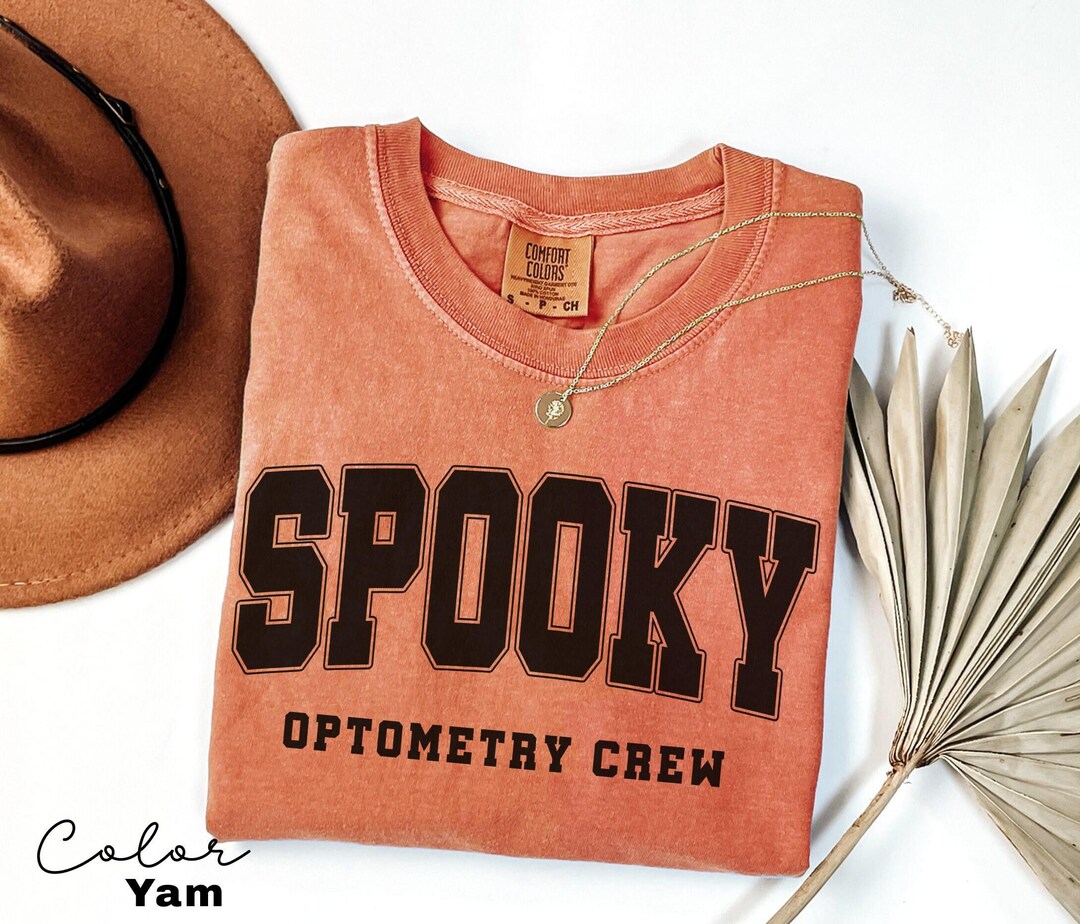 Optometry Crew Halloween Shirt, Halloween Optometric Technician Shirt ...