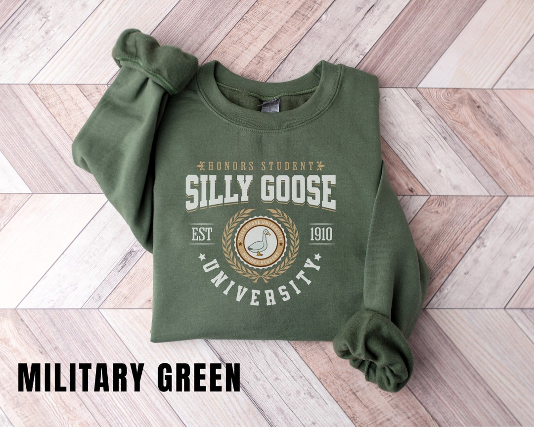 Silly Goose University Crewneck Sweatshirt Unisex Silly Goose ...