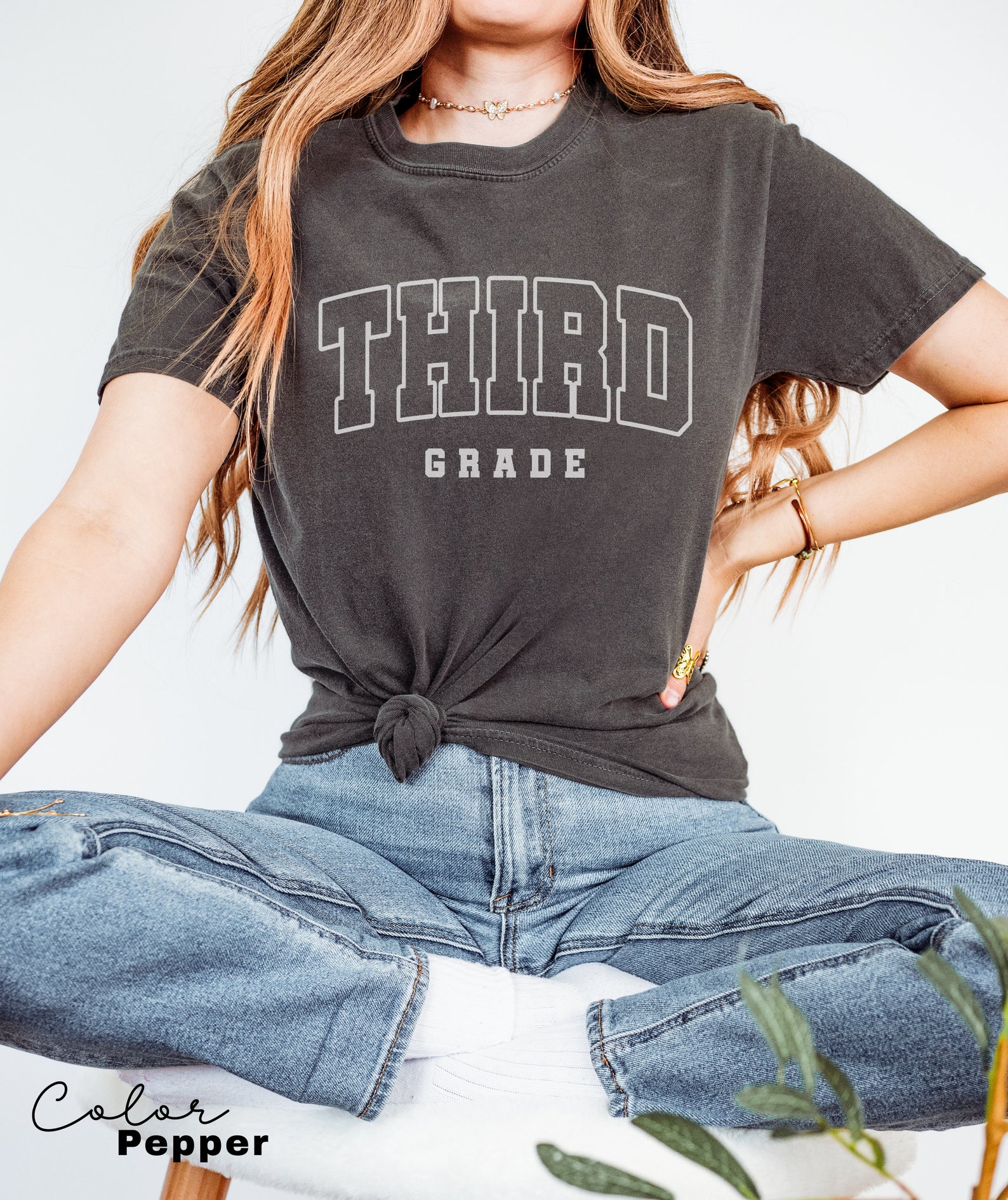 Comfort Colors® Third Grade Shirt, 3rd Grade Teacher Team T-shirt, 3rd ...