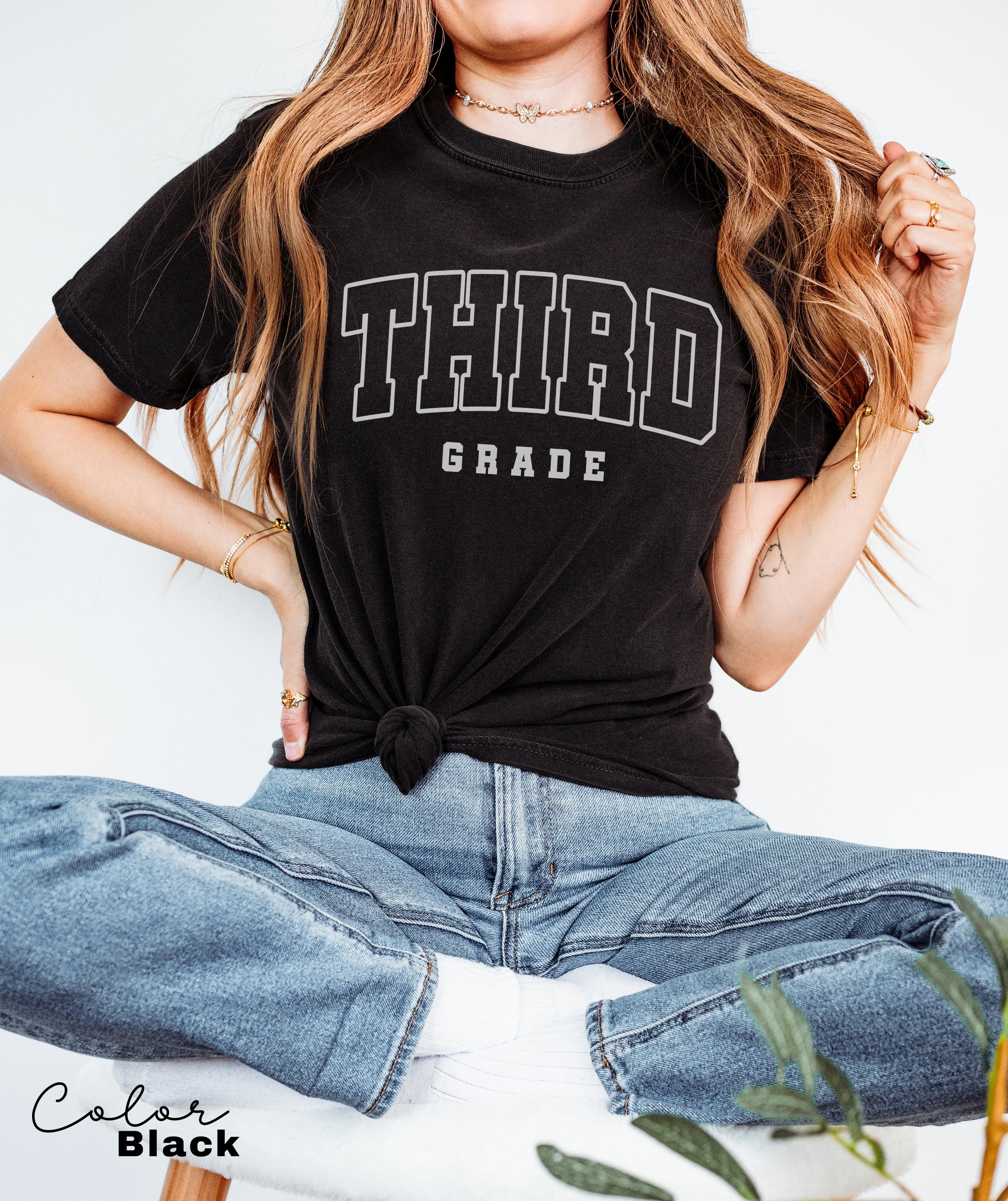 Comfort Colors® Third Grade Shirt, 3rd Grade Teacher Team T-shirt, 3rd ...