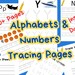 Alphabets and Numbers Tracing Worksheets,kids Workbook,handwriting ...
