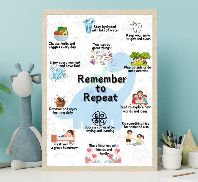 Daily Reminder, Printable Poster Motivational,fun Printable, Poster for ...