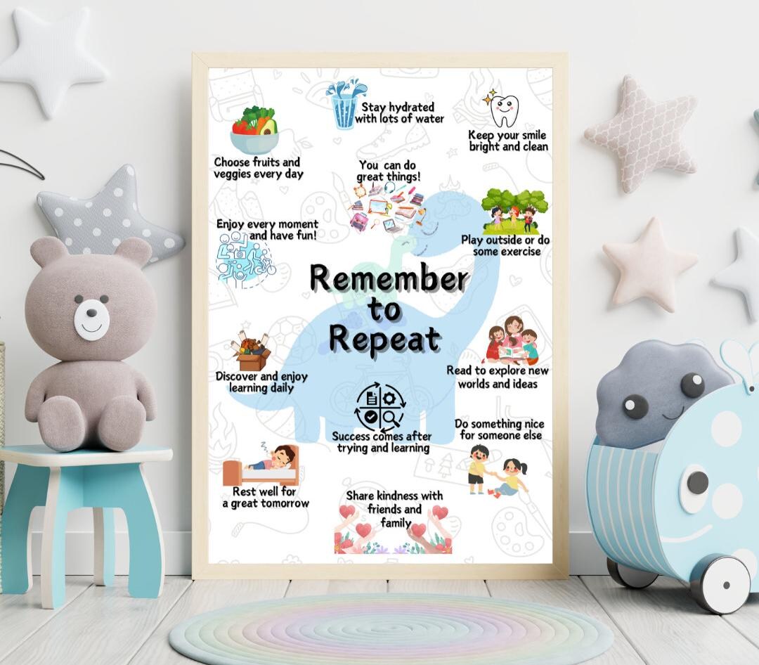 Daily Reminder, Printable Poster Motivational,fun Printable, Poster for ...