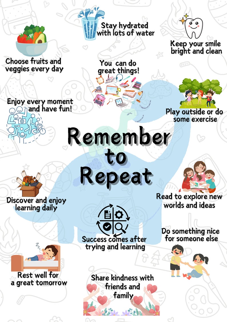 Daily Reminder, Printable Poster Motivational,fun Printable, Poster for ...