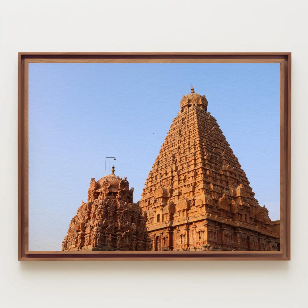 South Indian Temple Digital Photo, Printable, Tanjore Temple,unesco ...