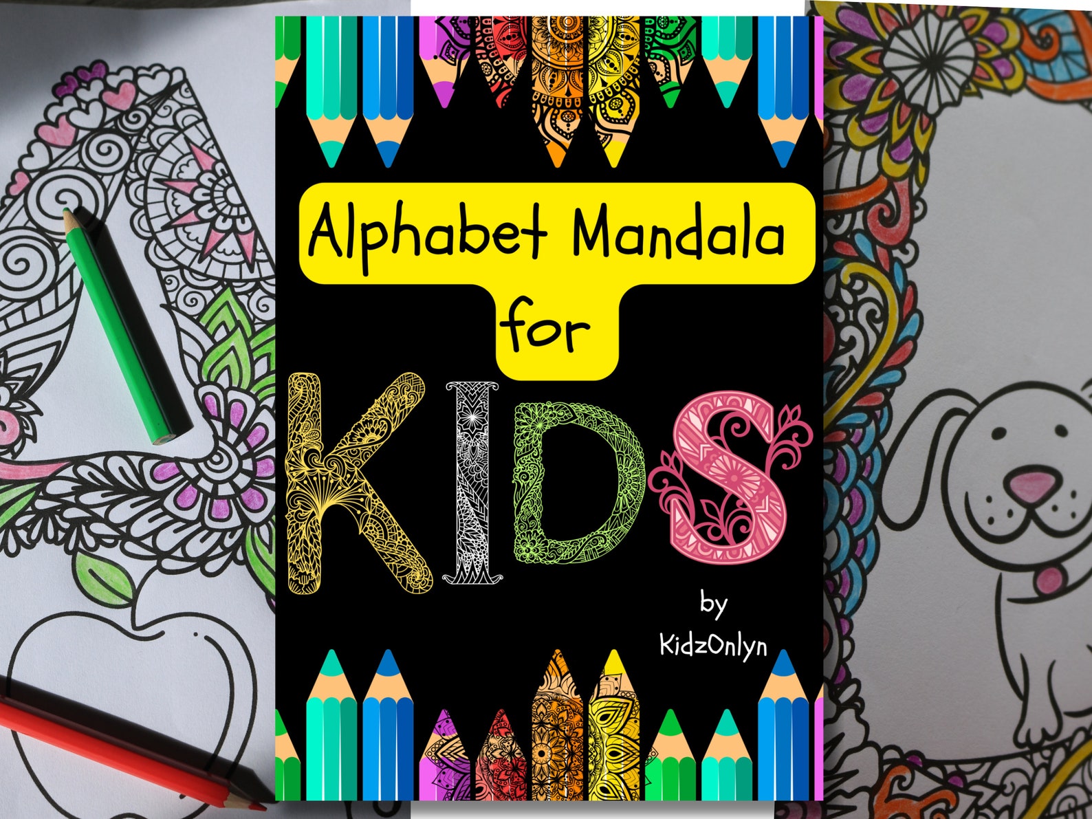 Printable Kids Activities | Alphabet Mandala Colouring Book for Kids ...