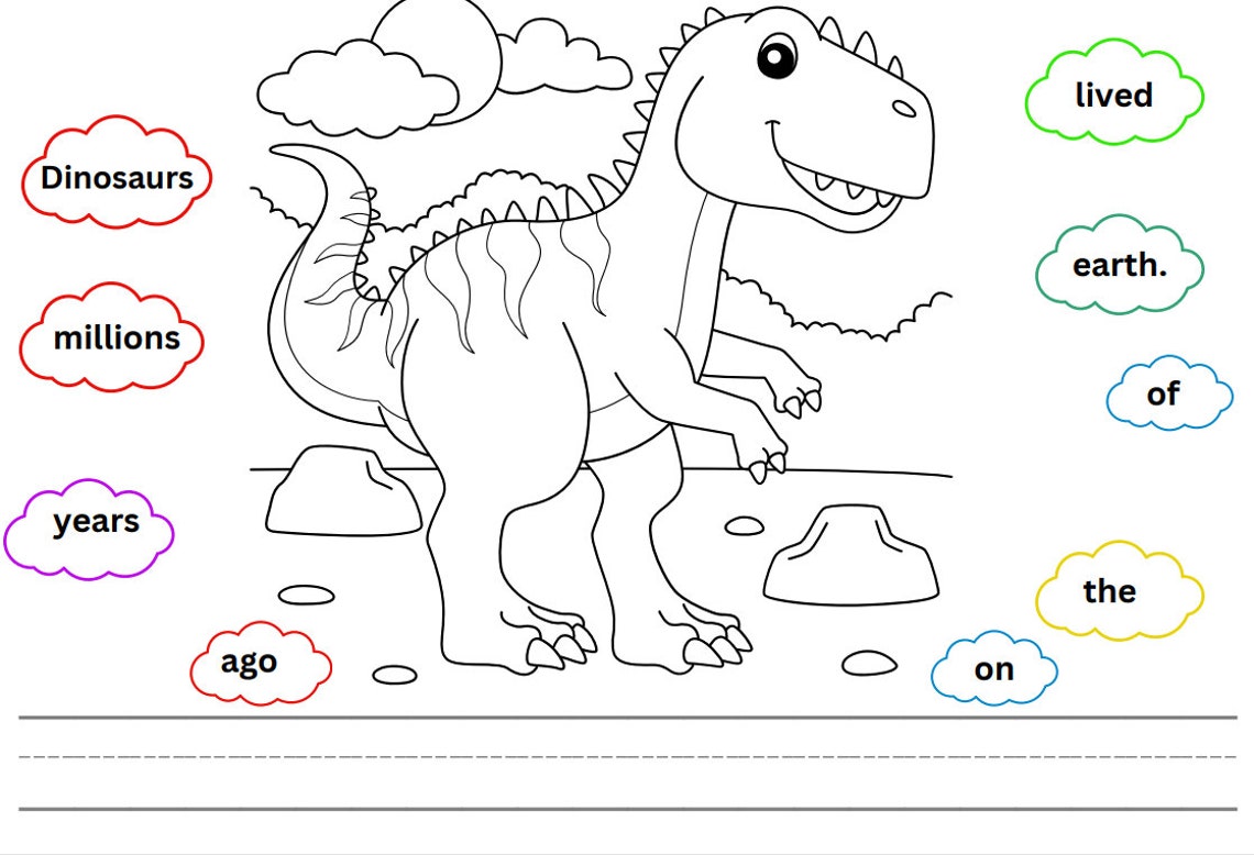 Printable Sentence Building Worksheets for Kids, English Language ...