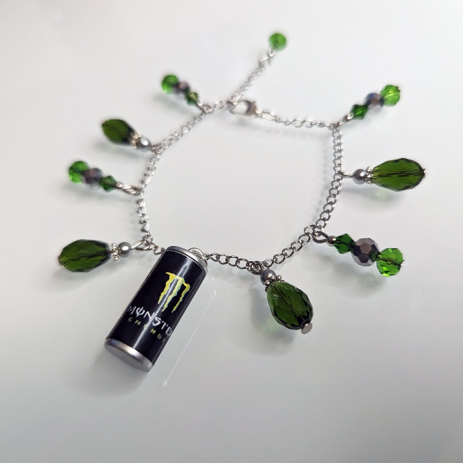 Drink Charm Bracelet - Monster Energy, Redbull, Soju Themed Cute ...