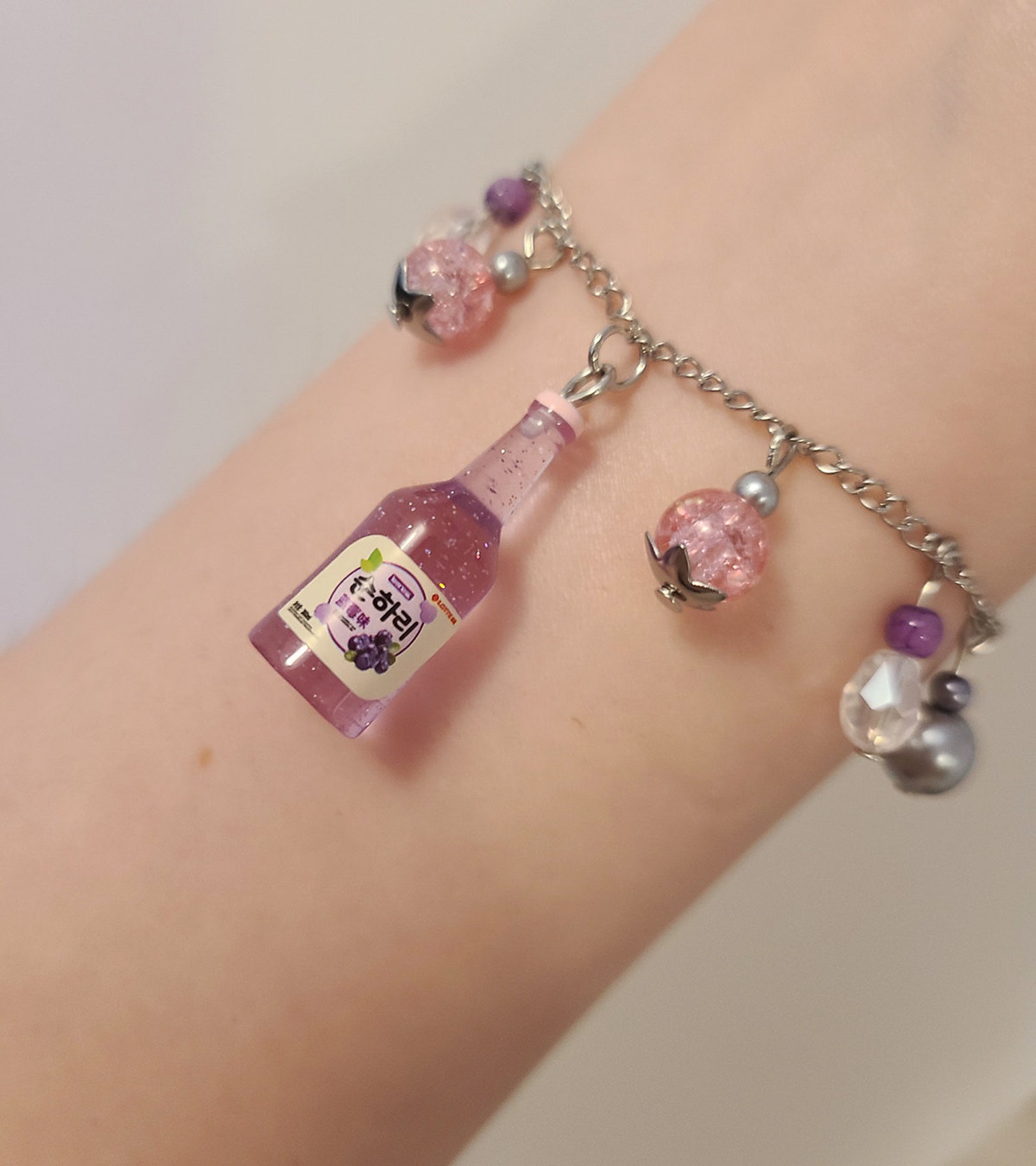 Drink Charm Bracelet - Monster Energy, Redbull, Soju Themed Cute ...