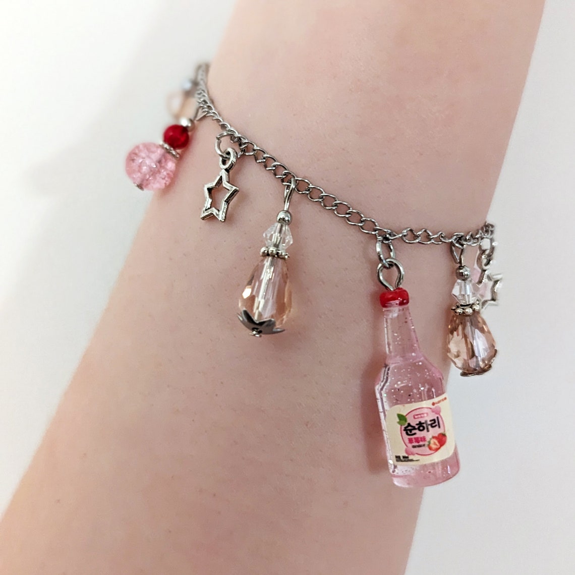 Drink Charm Bracelet - Monster Energy, Redbull, Soju Themed Cute ...