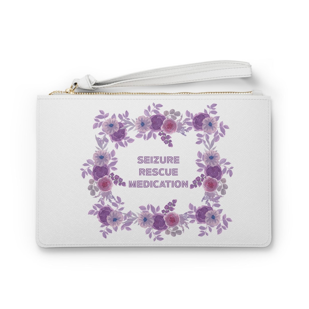 Seizure Rescue Medication Bag for Epilepsy Meds Zip Pouch Emergency ...