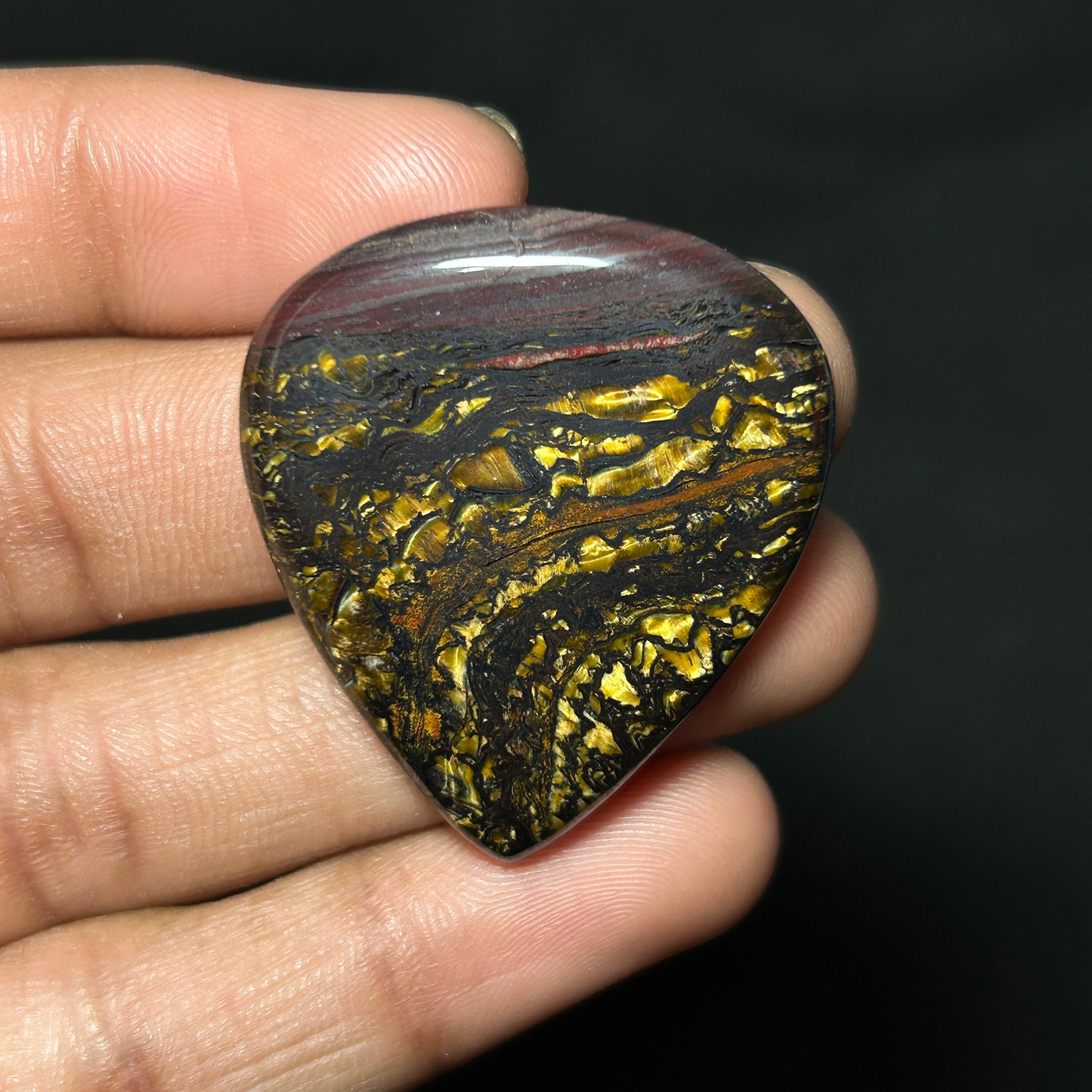 100% Natural Iron Tiger Cabochon, Iron Tiger Gemstone ,iron Tiger Loose ...