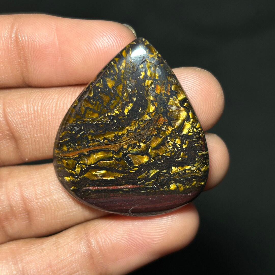 100% Natural Iron Tiger Cabochon, Iron Tiger Gemstone ,iron Tiger Loose ...