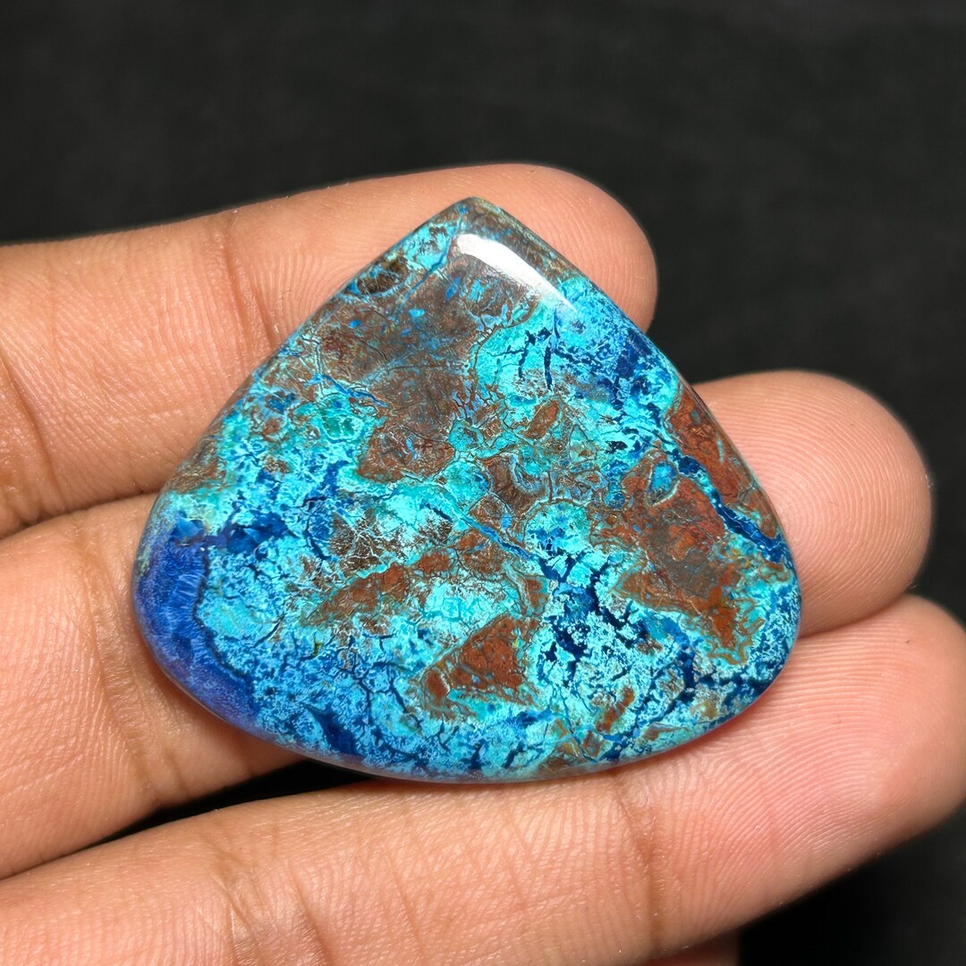 Amazing Shattuckite Top Quality Shattuckite Cabochon Shattuckite Loose Stone Semi Precious ...