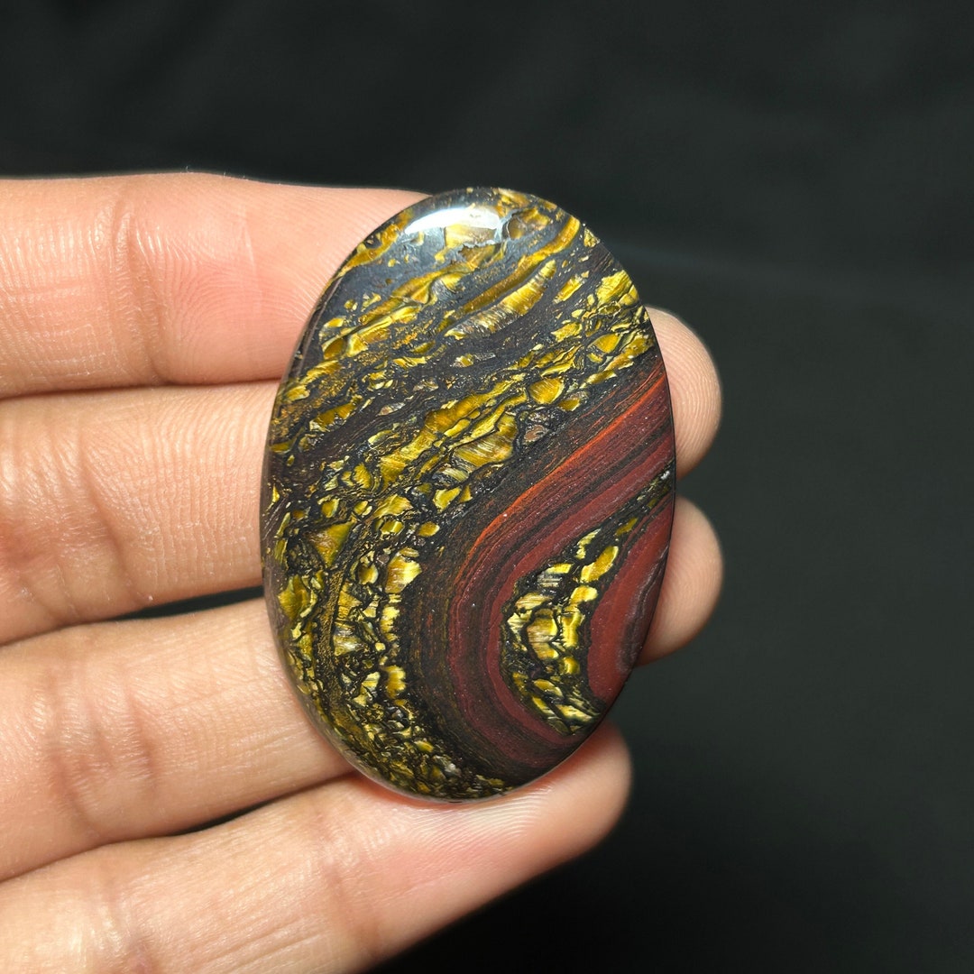 100% Natural Iron Tiger Cabochon, Iron Tiger Gemstone ,iron Tiger Loose ...