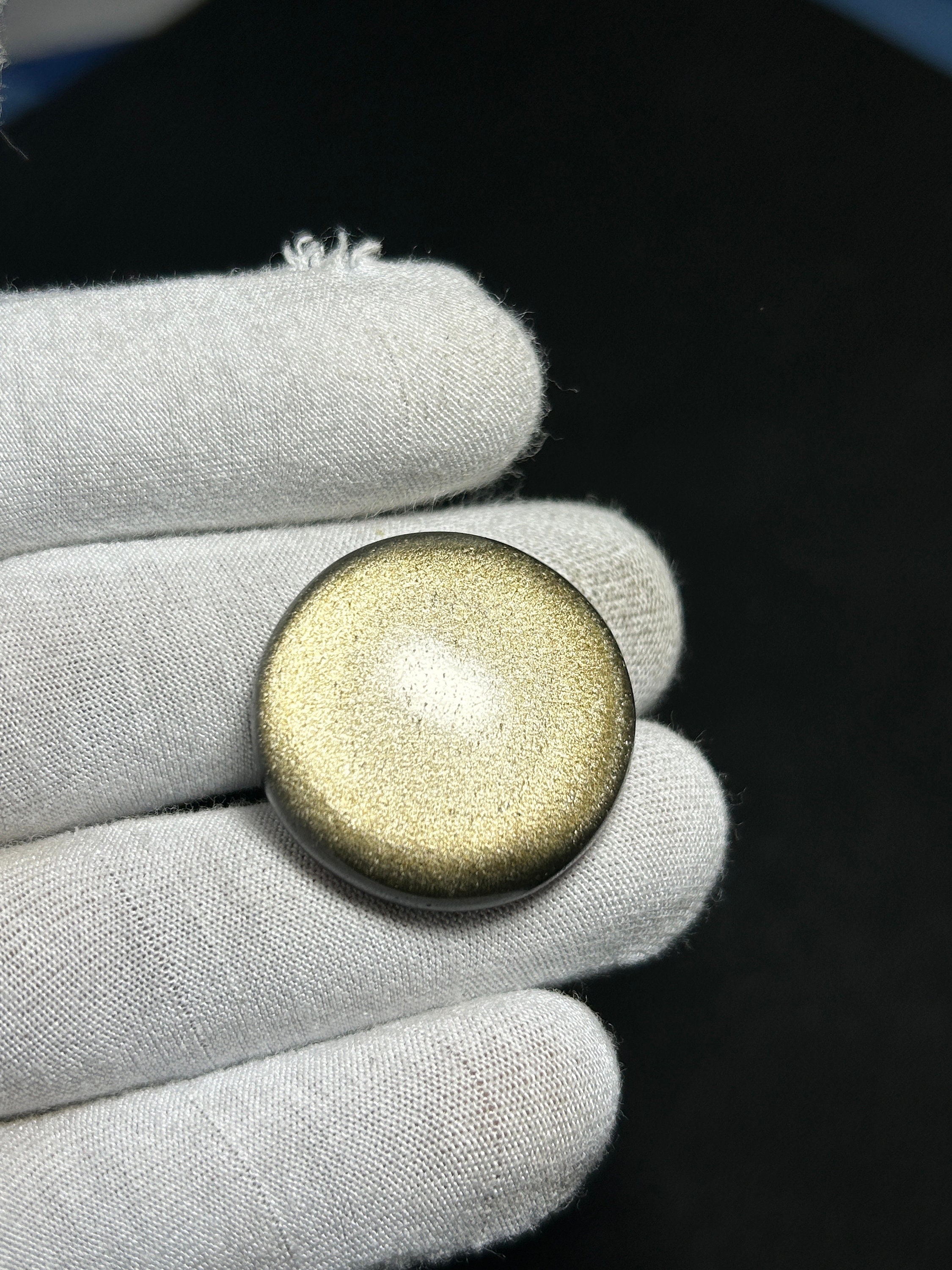 Natural Golden Sheen Obsidian Cabochon Golden Sheen Obsidian Loose ...