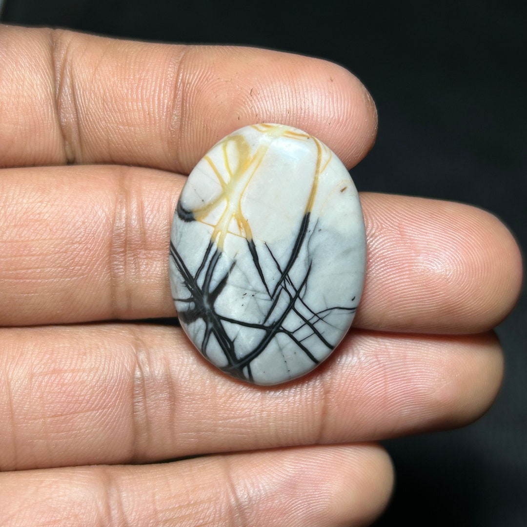 100% Natural Picasso Jasper Cabochon, Handmade Picasso Loose Gemstone ...