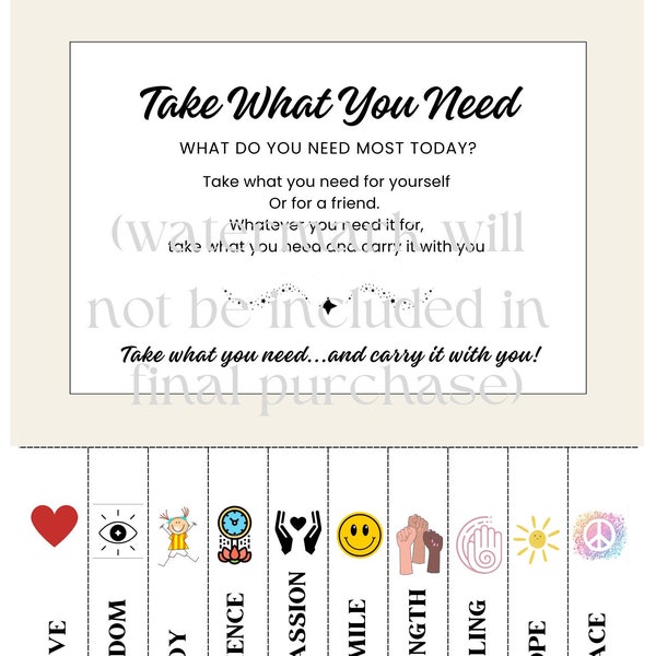 Take What You Need Bulletin Board - Etsy
