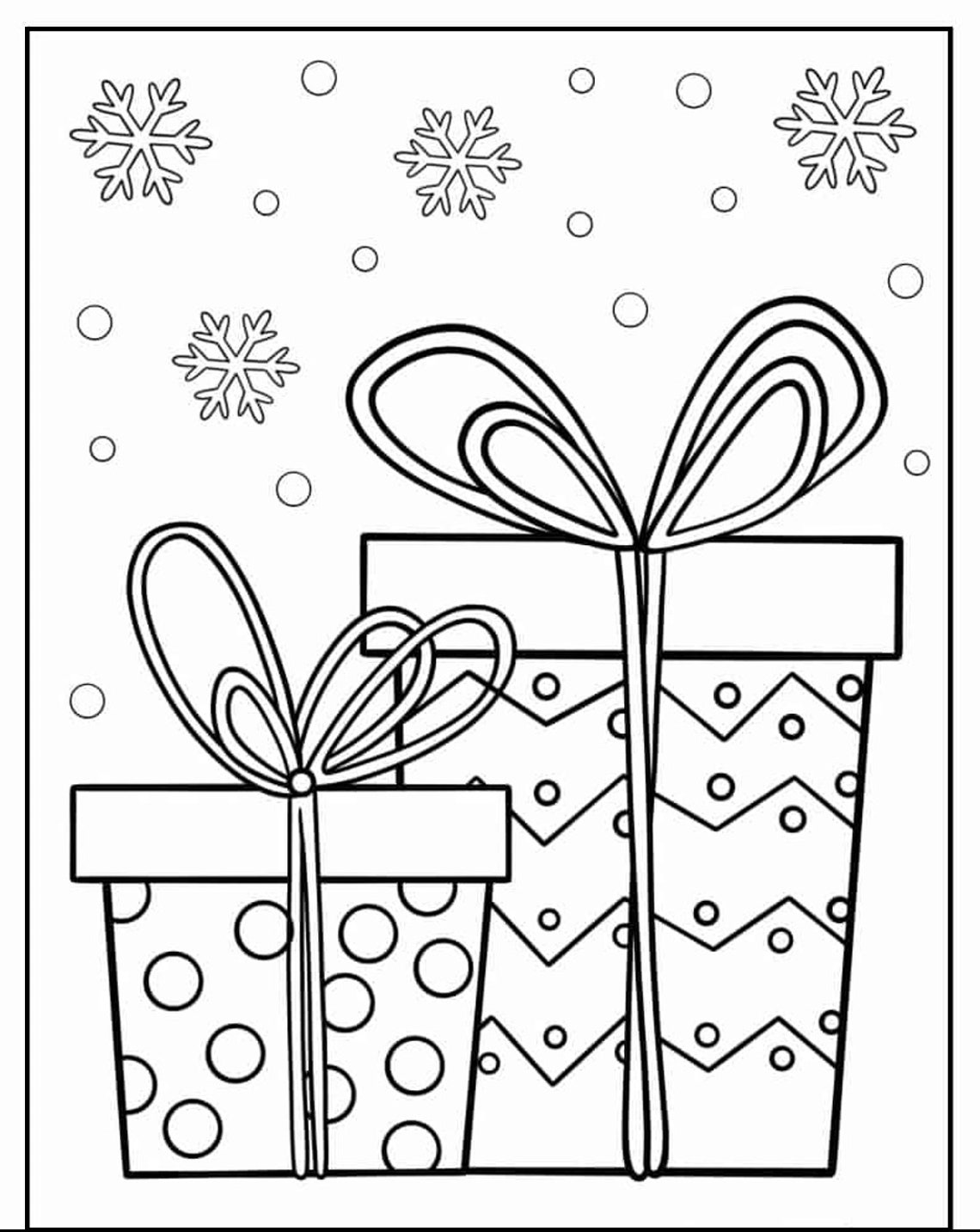 Christmas/holiday Themed Printable Coloring Book Pages for Kids, 20 ...