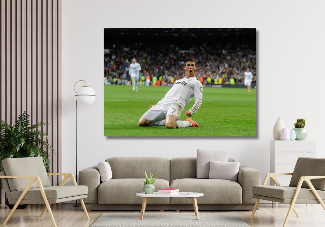 Ronaldo CANVAS, Football Poster,cristiano Ronaldo Poster, Bicycle Kick ...