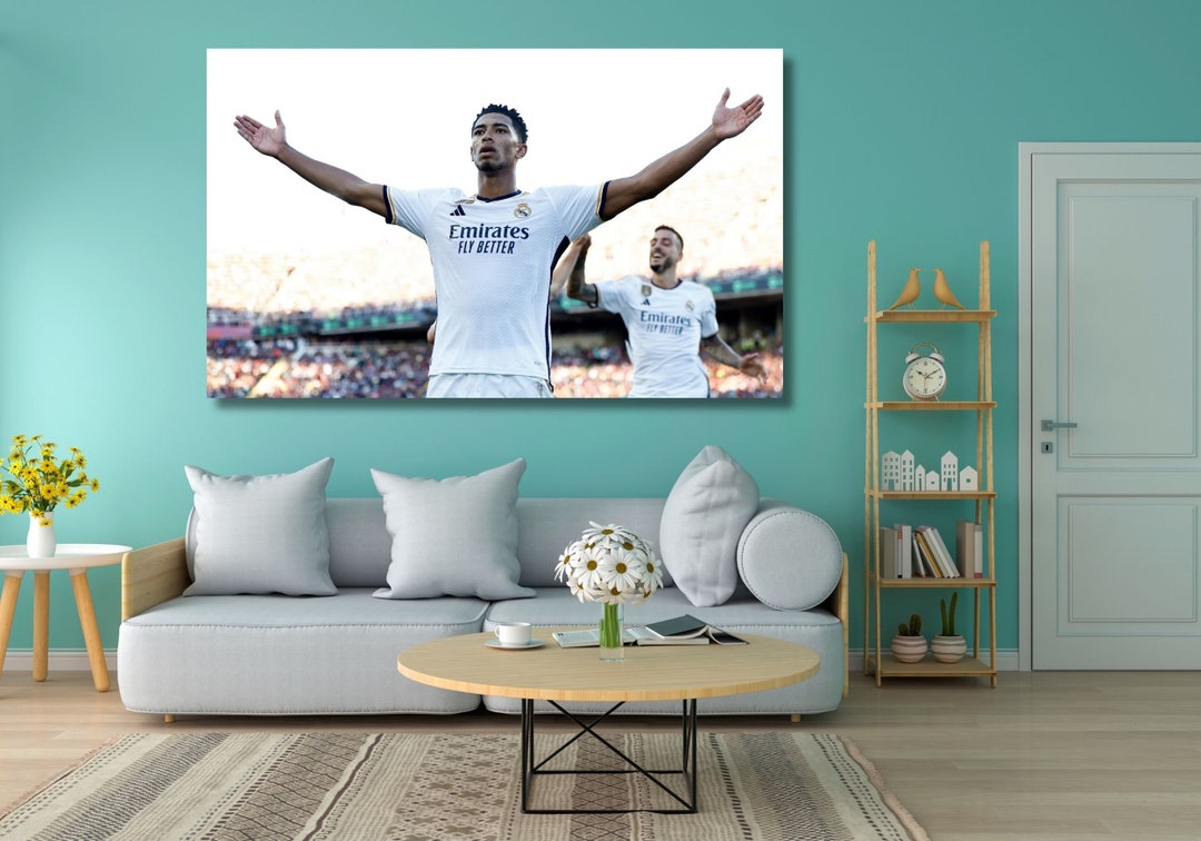 Jude Bellingham Print, Jude Bellingham Poster,soccer Poster Boys Room ...