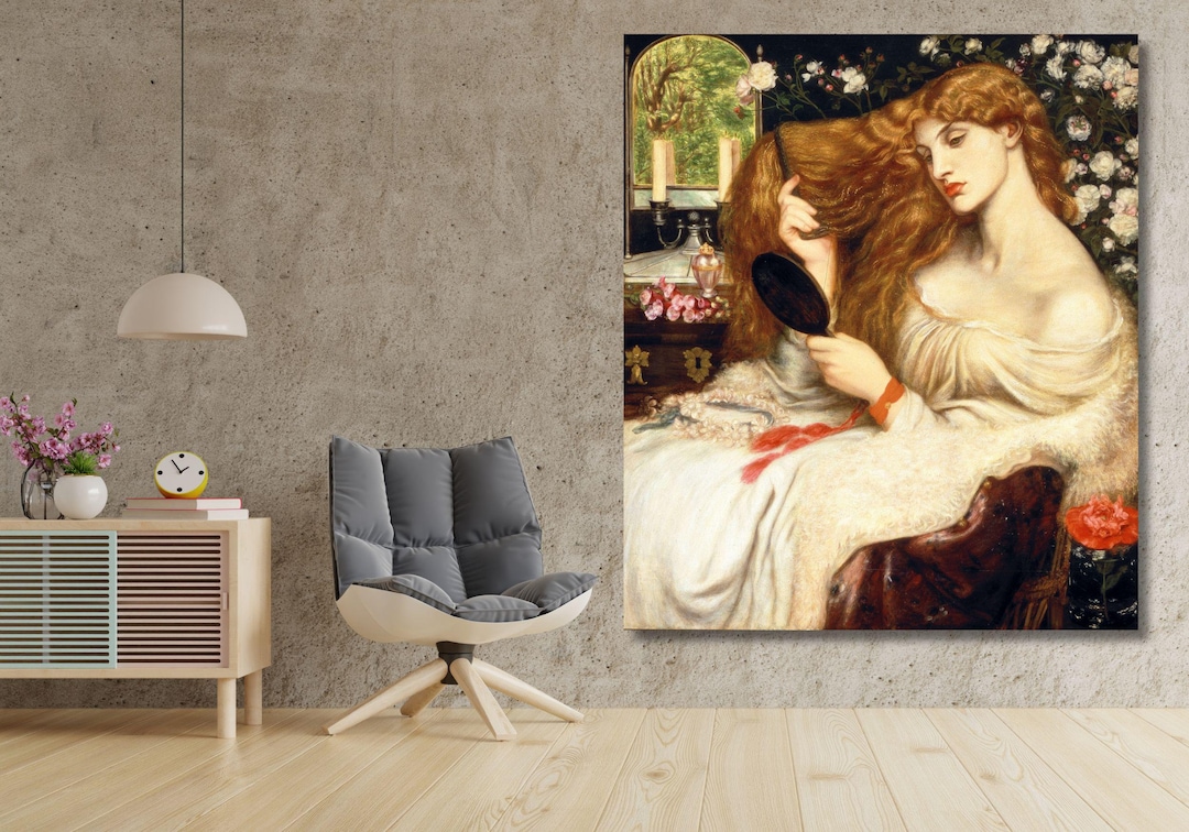 Lady Lilith (1867) by Dante Gabriel Rossetti Print, Dante Gabriel ...