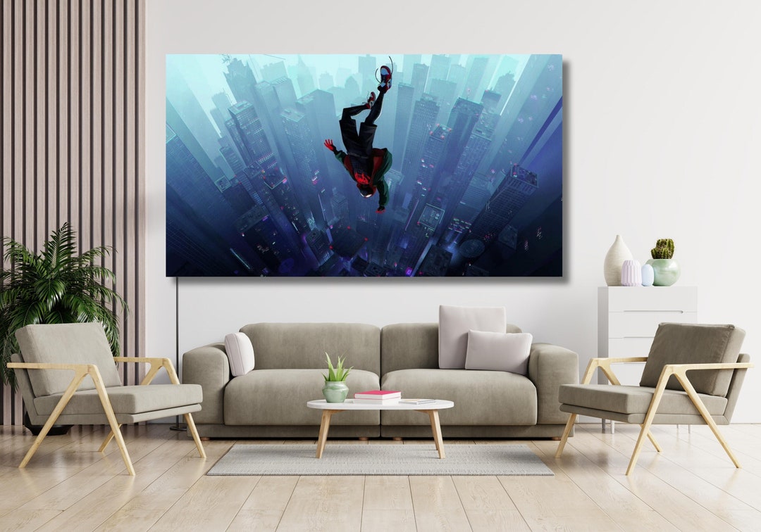 Spider-man Across the Spider-verse WALL ART Canvas,spider-man Poster ...
