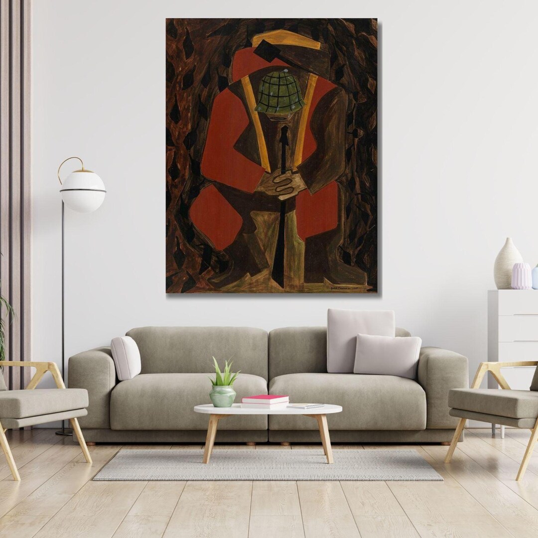 Victory by Jacob Lawrence Ready to Hang Canvas Art Quality Print Wall ...