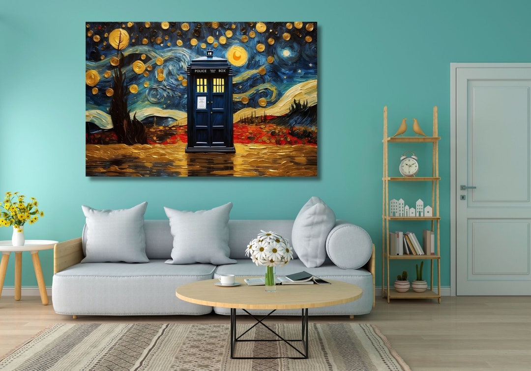 Doctor Who Tardis Box WALL ART ,doctor Who Tardis Canvas Wall Art ...
