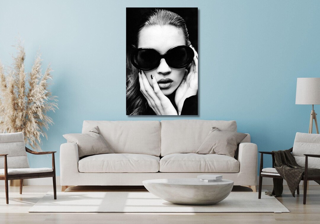 Kate Moss Canvas POSTER, Kate Moss Poster Fashion Print Life is Joke ...