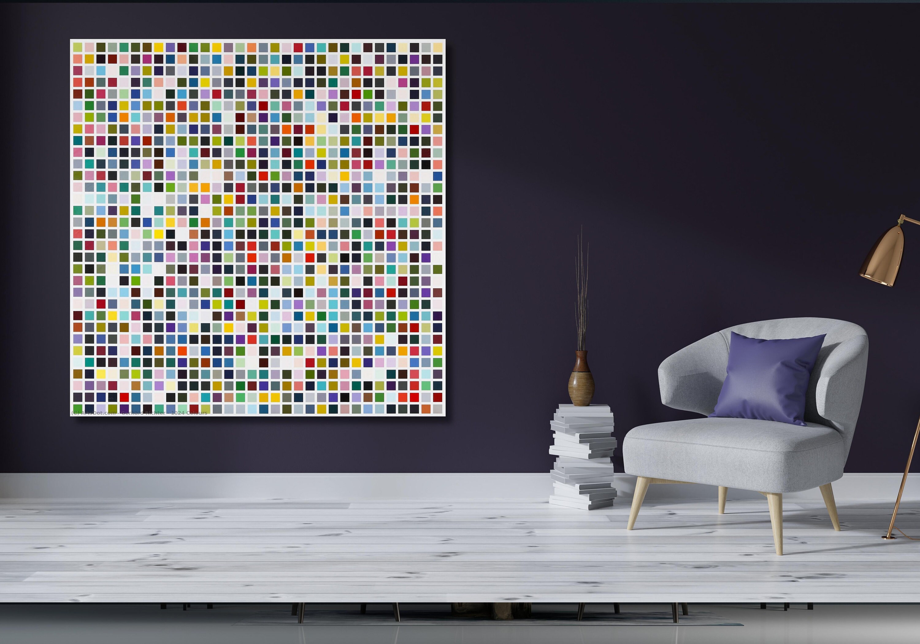 Gerhard Richter 1024 Colours Ready to Hang POSTER,1024 Colours Wall Art ...