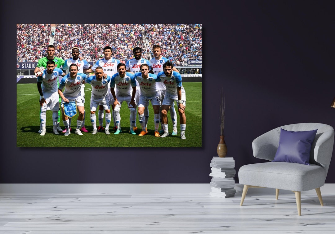 SSC Napoli Poster, Serie A 2023 Champions, Serie A Wall Art,san Paolo ...