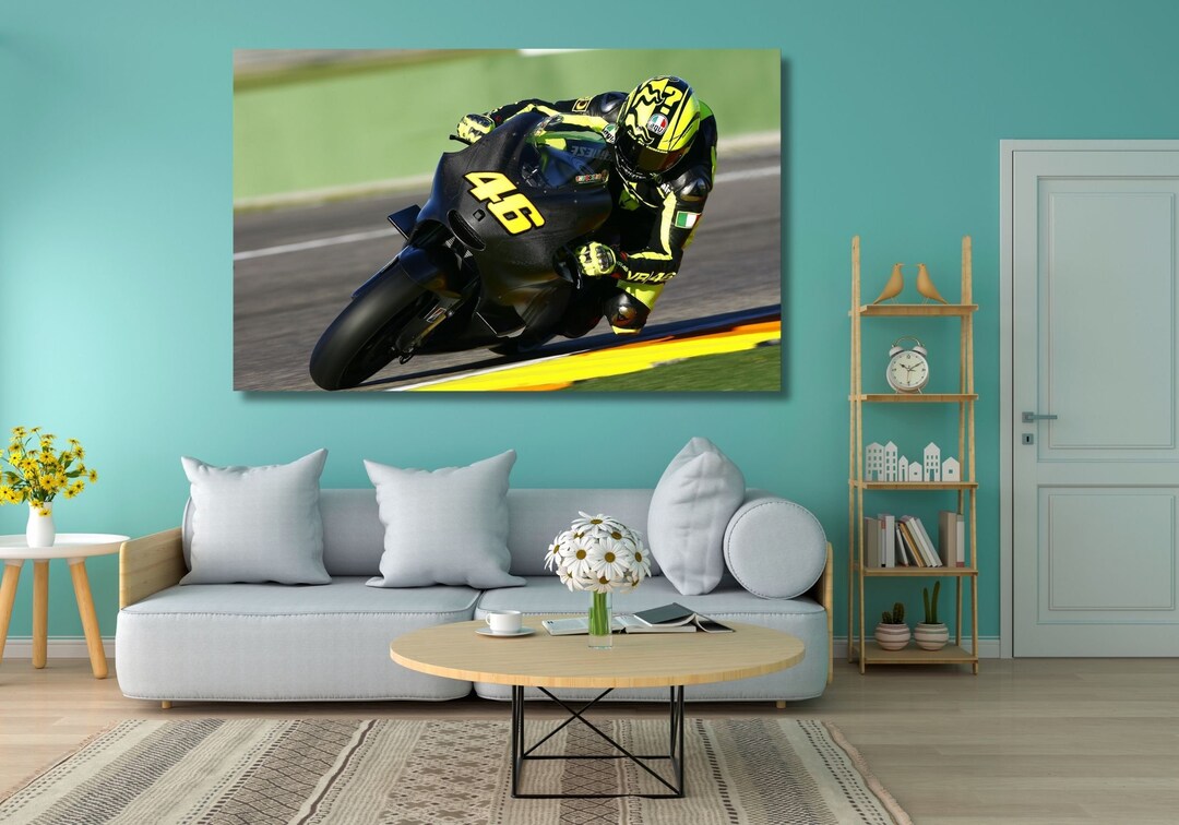 Valentino Rossi POSTER, Ready to Hang,kids Gift,moto GP Superbike ...