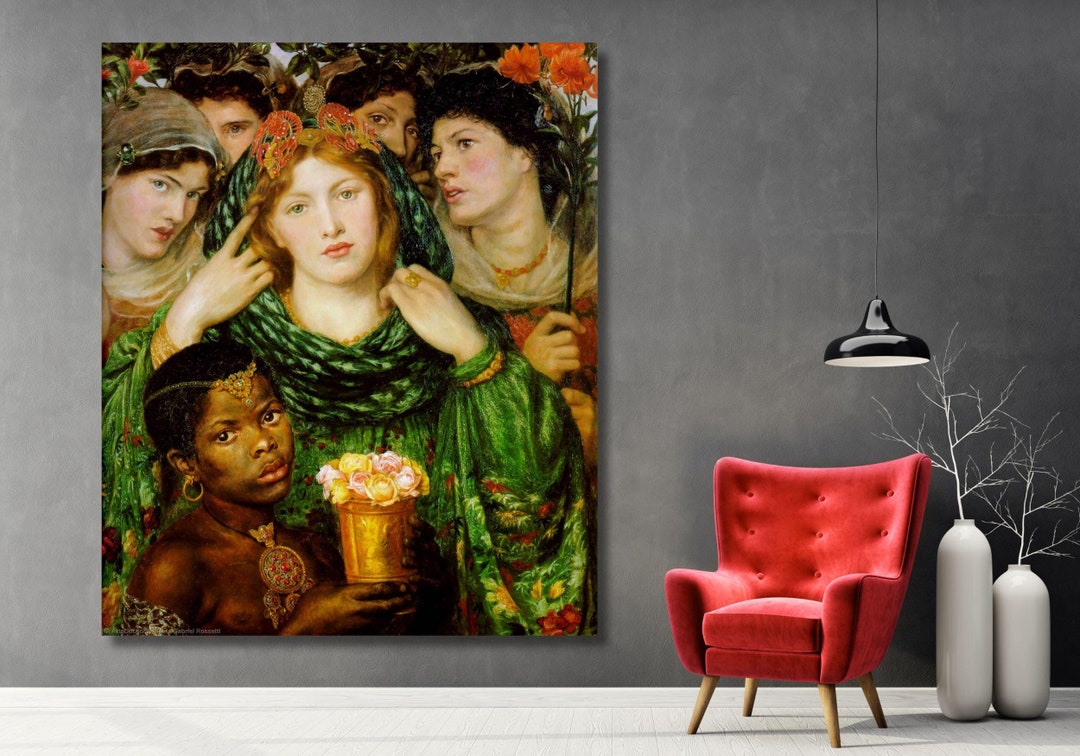 Dante Gabriel Rossetti Print the Beloved Canvas Art, Dante Gabriel ...