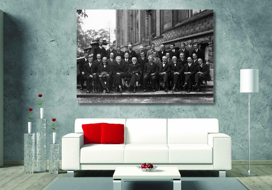 Solvay Conference Print (1927) Wall Art Design,science Conference ...