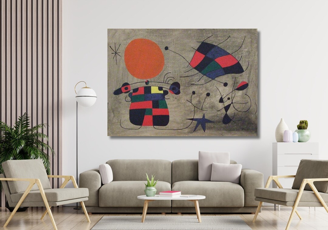 Joan Miro Canvas,joan Miró Old Shoe, Joan Miro Canvas, Joan Miro Poster ...