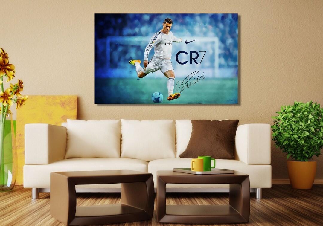 Cristiano Ronaldo Poster, Ronaldo Canvas, Bedroom Decor, Gift for the ...