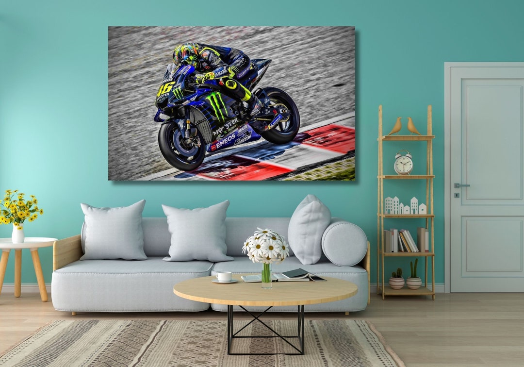 Valentino Rossi POSTER Ready to Hang,kids Gift,moto GP Superbike Prints ...