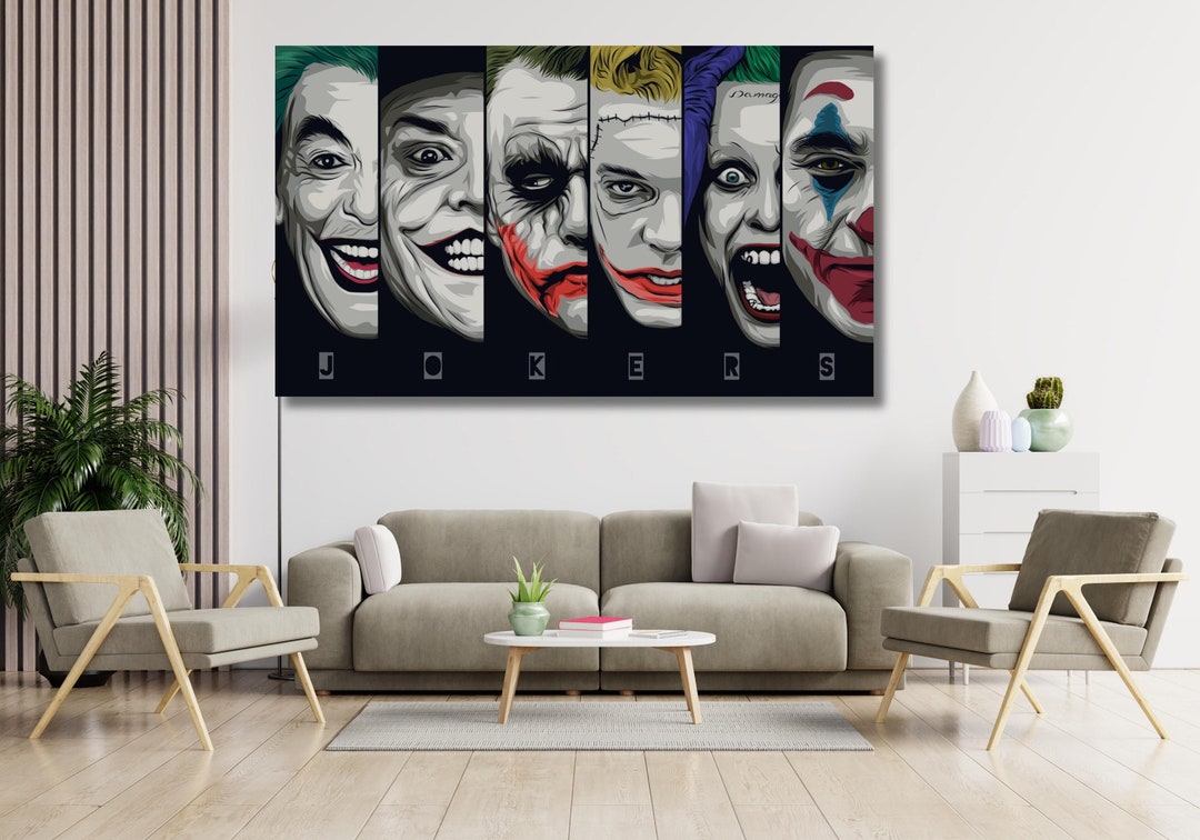 All Jokers POSTER Wall Art Extra Large Wall Art Dinning Room Decor ...