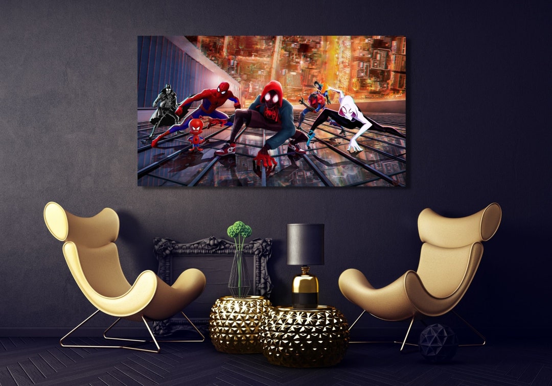 Spider-man Poster,spider-man Digital Print Canvas,modern Home Living ...