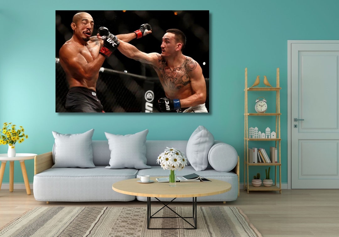 Max Holloway Vs Jose Aldo Poster, UFC 212 Poster, Max Holloway Canvas ...