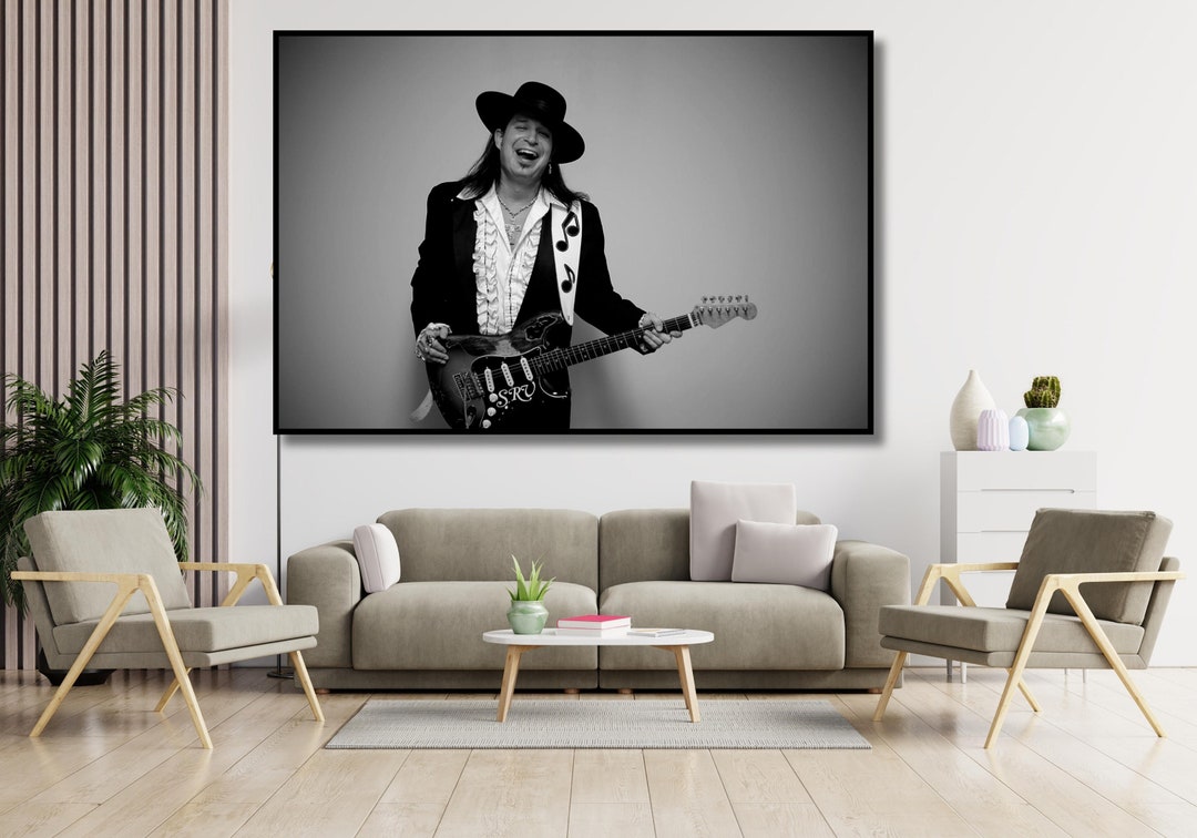 Stevie Ray Vaughan WALL ART, Stevie Ray Vaughan Print, SRV Print ...