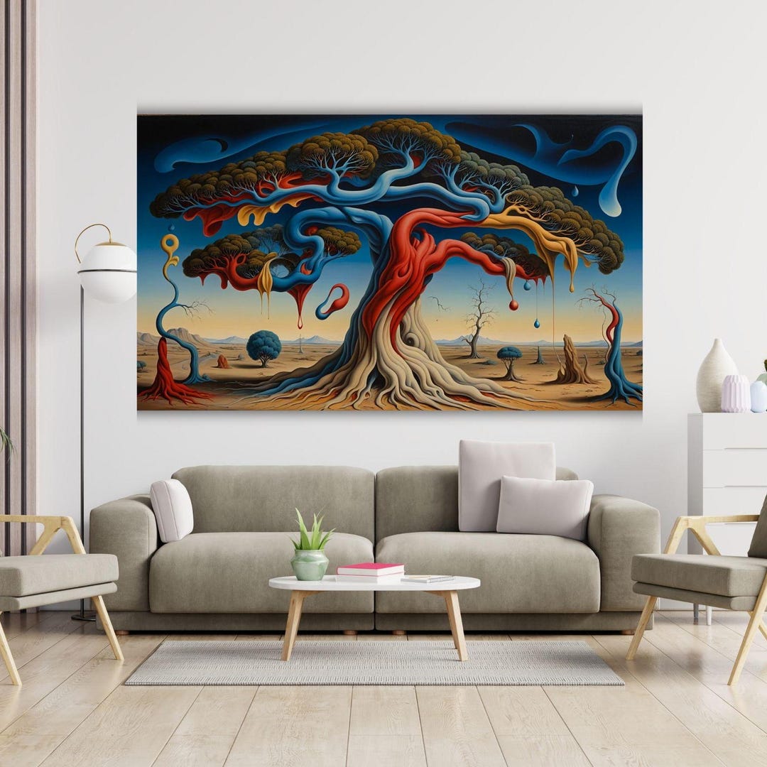 Tree of Life by Salvador Dali Canvas Wall Art,tree of Life Framed Wall ...